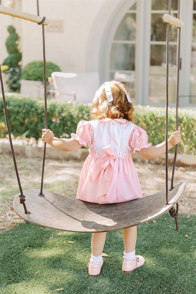 Enchanted Castle Dress – "Pink and Blue Avenue"