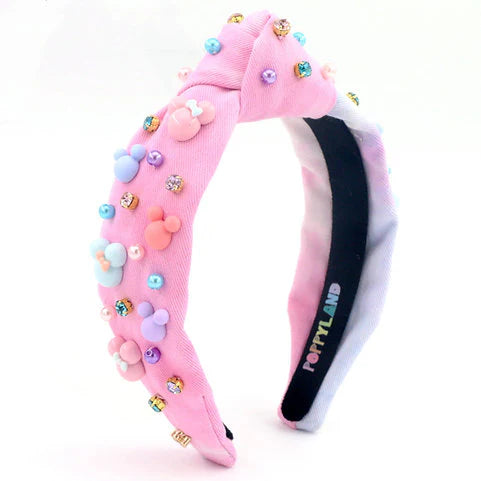 Mouse Pals Headband – "Pink and Blue Avenue"